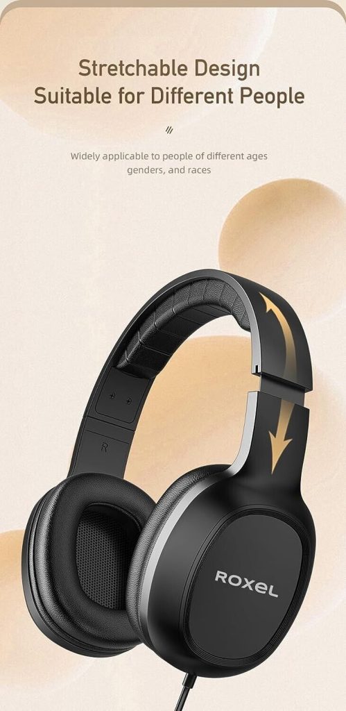 Roxel RX90 Head-Mounted Wired Headset - Roxel