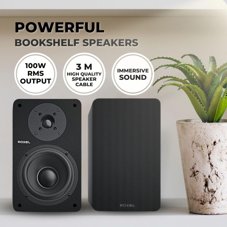 Roxel Onyx Active Bookshelf Speakers - Roxel