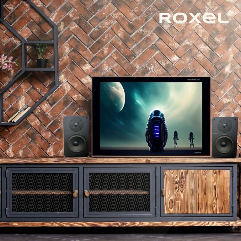 Roxel Onyx Active Bookshelf Speakers - Roxel