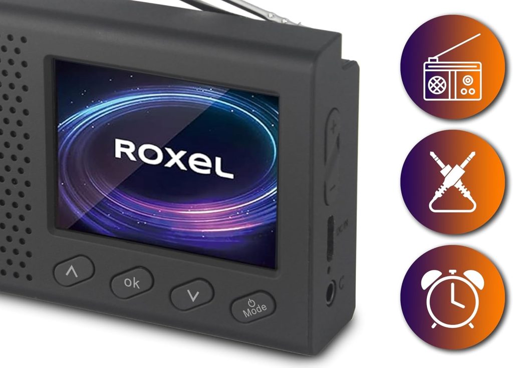 RDR-10 Pocket DAB Radio with Bluetooth Connectivity - Roxel