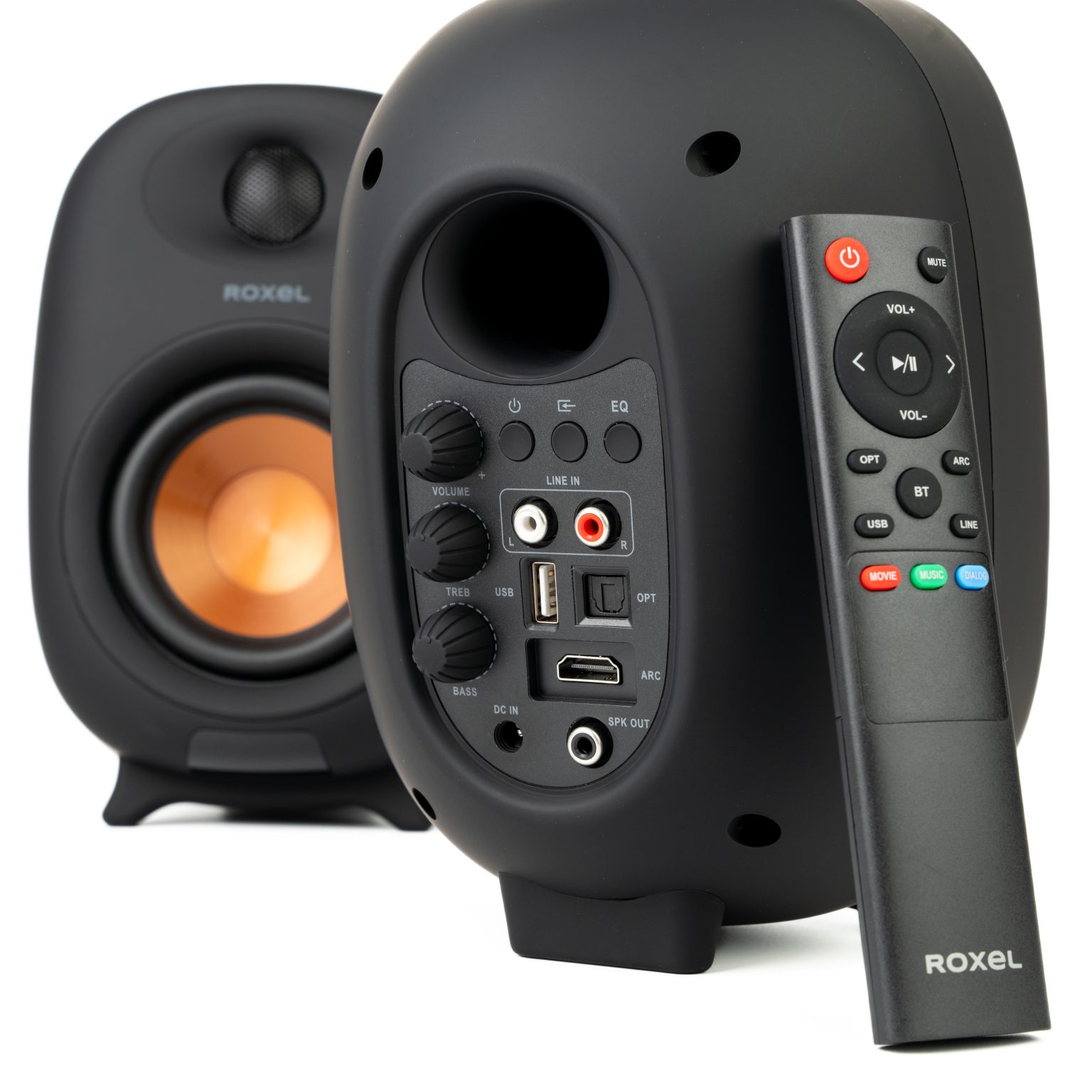 Roxel Bookshelf Speaker: Dynamic DSP Modes for Optimal Sound - Roxel
