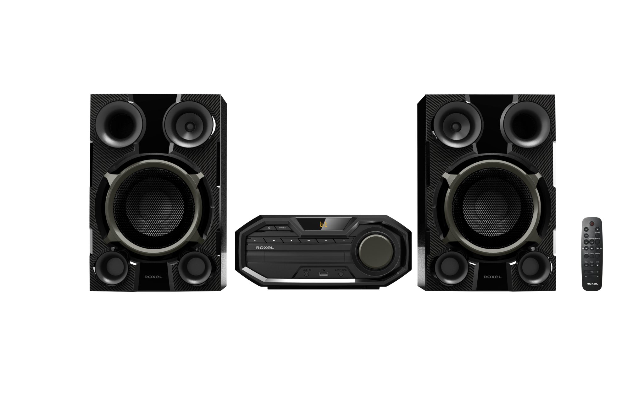 Mini Hifi System with Bluetooth Streaming and CD Player - Roxel